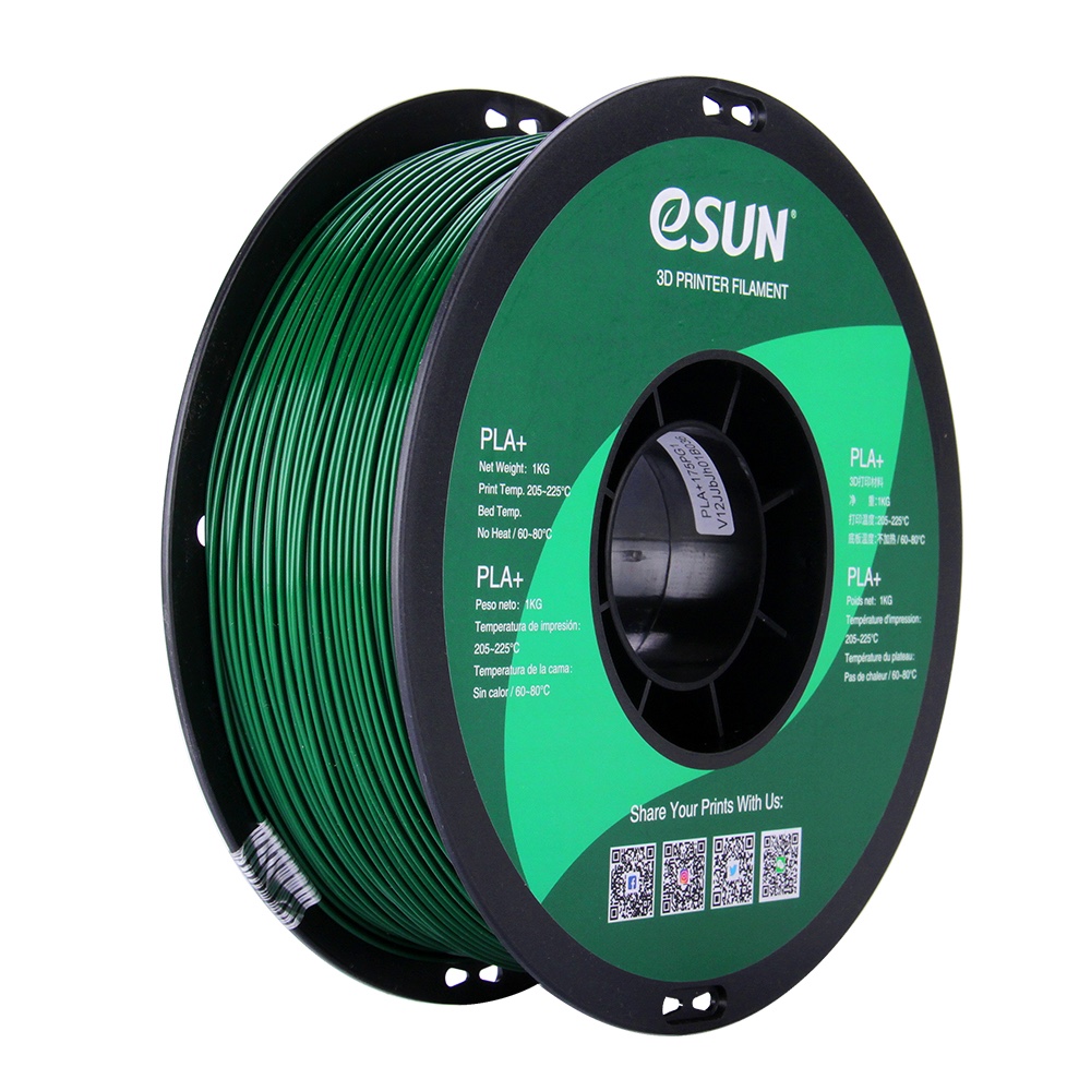 ESUN - ePLA+HS filament, 1.75mm, Pine Green, 1kg/roll from MindKits New ...
