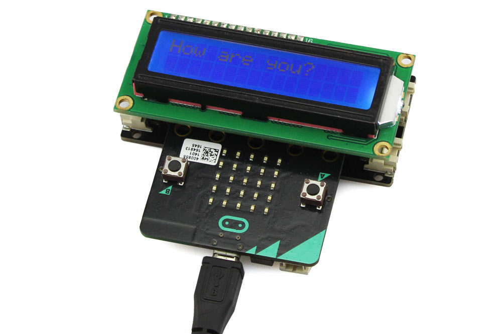 LCD1602 Display for Micro: bit from MindKits New Zealand